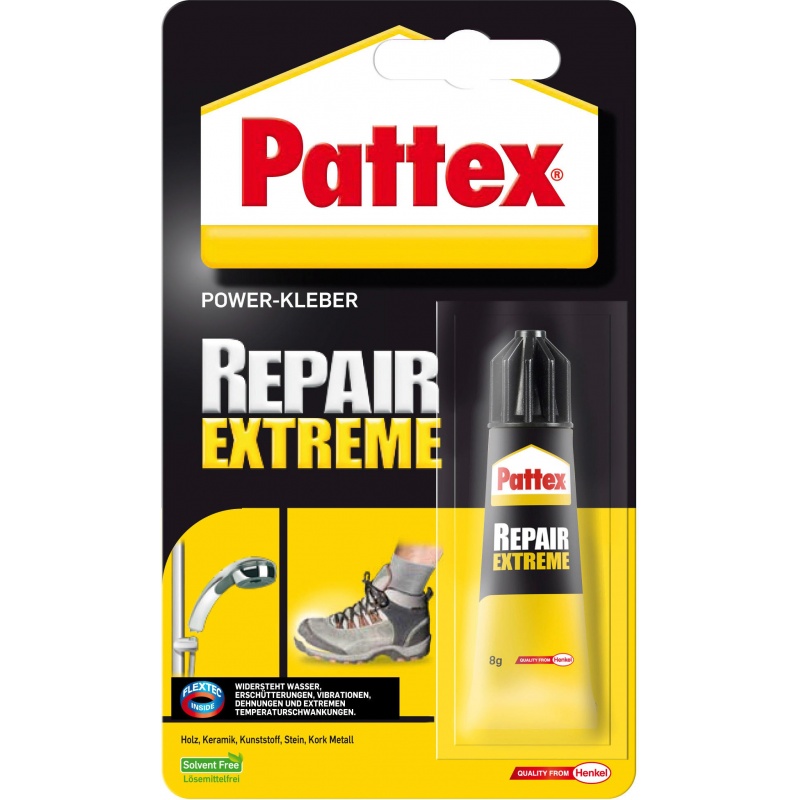 Lepidlo Pattex Repair extreme 8g BL 89 Kč | EVA.cz