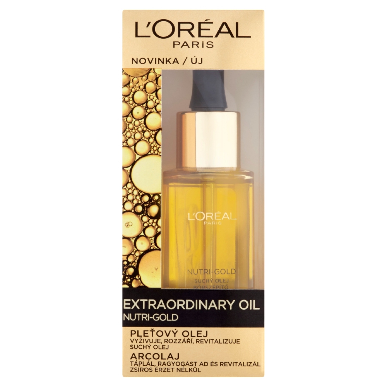 Olej LOREAL Nutri-Gold extra-oil 30 ml 249 Kč