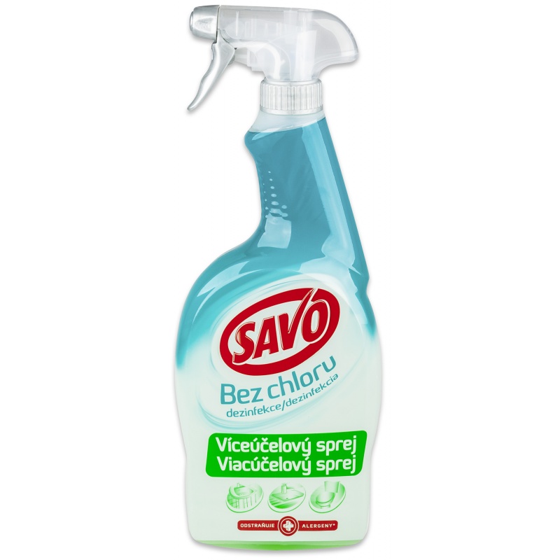 SAVO bez chloru Víceúčelový sprej 700 ml 59 Kč | EVA.cz
