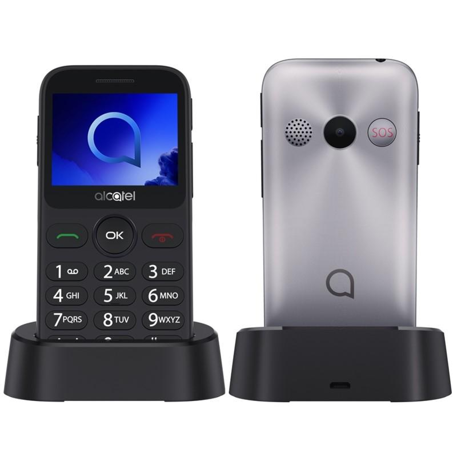 Telefon ALCATEL 2019G Metallic Silver 899 Kč